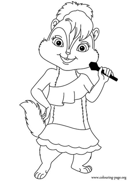 Alvin And The Chipmunks Chipwrecked Coloring Pages