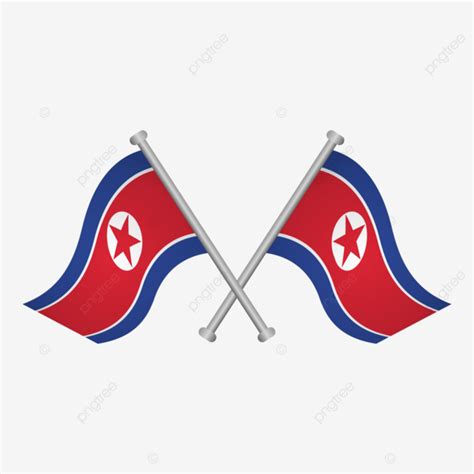 朝鲜国旗 北朝鮮 旗帜 國民向量圖案素材免費下載，png，eps和ai素材下載 Pngtree
