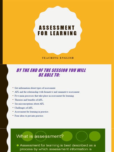 Assessment For Learning 30 Dec Pdf Educational Assessment Learning