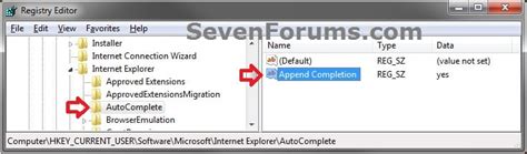 Internet Explorer Autocomplete Turn On Or Off Tutorials