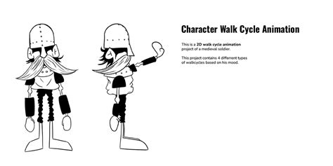Character Walk Cycle Animation On Behance