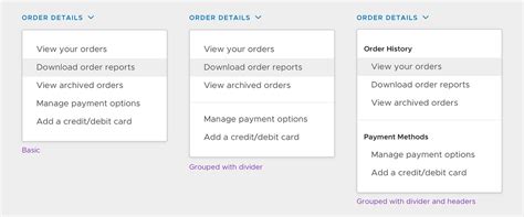 Dropdowns — Design Guidelines A Dropdown Menu Allows The User To By Yuliana Z Medium