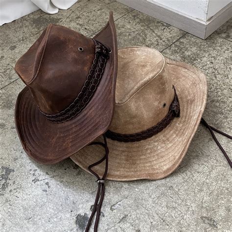 코코엔써 웨스턴 카우보이 페도라 모자 2color