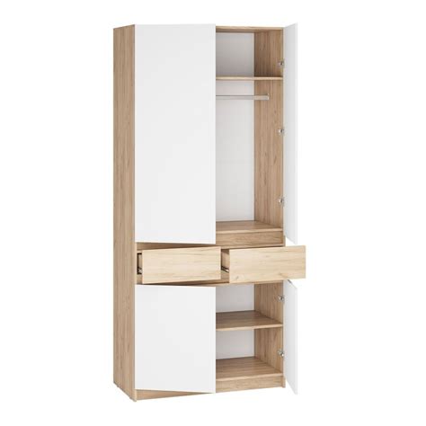 Шкаф Стоуби ШК 1000 дуб крафт золотой глянец белый Белый арт 4203378 купить в Москве за 13