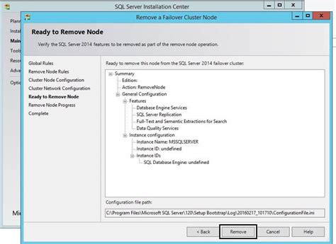 How To Remove Node From A Sql Server Failover Cluster