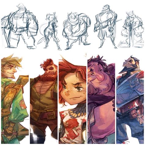 Nicholaskole Character Design Sketches Cartoon Character Design