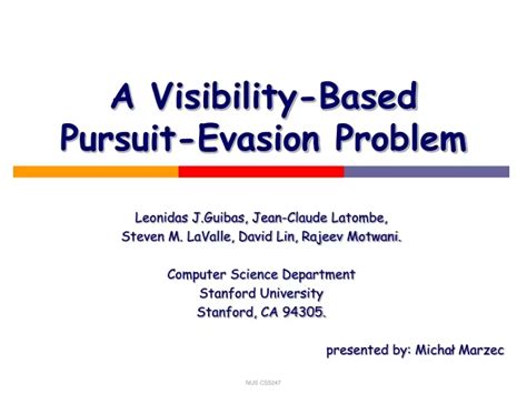 Ppt Optimizing Pursuit Evasion Strategies In Robotics Powerpoint