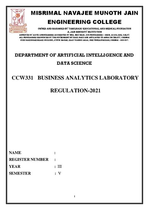Cs3501 Compiler Design Lab Manual Practical Implementations
