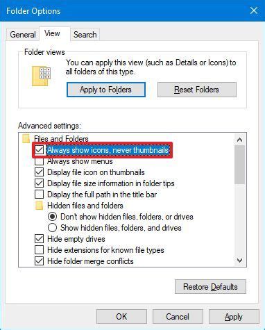How To Disable Thumbnails On Windows Windows Central