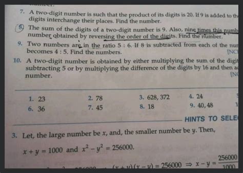 A Two Digit Number Is Such That The Product Of Its Digits Is 20 If 9 Is