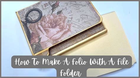 Diy File Folder Folio Tutorial