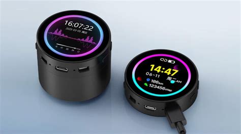 ชุดพัฒนา Smart Audio ที่ใช้ Esp32 S3 พร้อมจอแสดงผล Lcd ทัชสกรีนแบบวงกลม 1 8 นิ้ว ไมโครโฟน