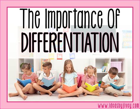 The Importance Of Differentiation In Reading Ideas By Jivey
