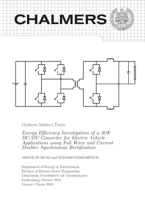 Pdf 3kw Dcdc Converter For Electric Vehicle Dokumentips