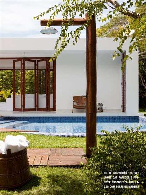 Pin Em Chuveiros De Piscina