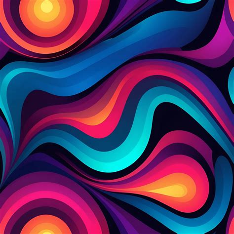 Colorful Abstract Wave Pattern Free Download Ai Scribbles