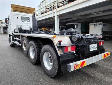 중고 24톤암롤트럭 현대 엑시언트 전중딜화물차