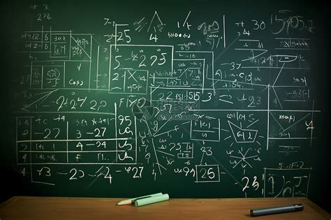 数学黑板上的复杂计算高清图片下载 正版图片600807562 摄图网