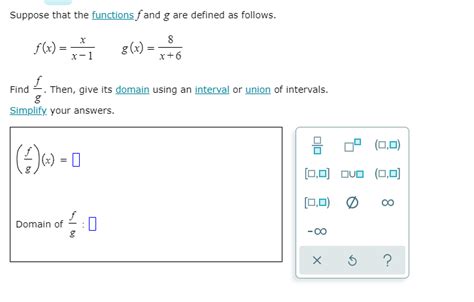 Solved Suppose That The Functions F And G Are Defined As Chegg Com