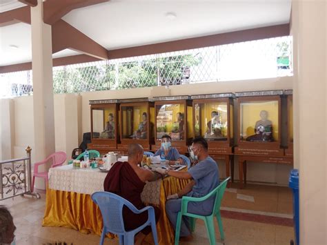 ဗိုလ်တထောင်ဘုရား ဂေါပကအဖွဲ့နှင့် ရုံးဝန်ထမ်းမိသားစုများအား ဒုတိယအကြိမ် ကိုဗစ် ၁၉ ရောဂါ ကာကွယ