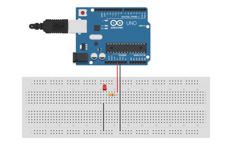 Circuit Design Breadbord Tinkercad