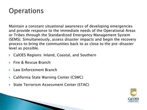 PPT California Emergency Management And Response System For Disasters PowerPoint Presentation