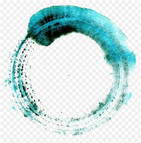 天蓝色水墨笔触PNG图片素材下载 图片编号yrmwrmlj 免抠素材网