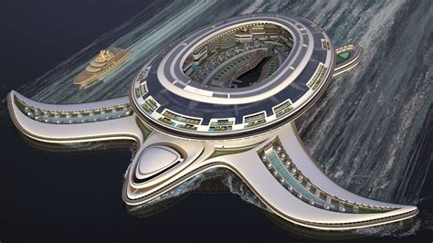 Photos Saudi Arabias New Turtle Shaped Floating