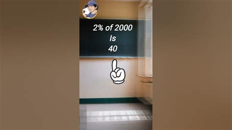 Percentage Calculation Hack Educationalvideo Maths Multiplication Mathematics Youtube