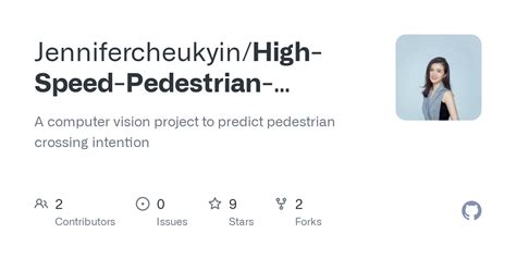 Github Jennifercheukyin High Speed Pedestrian Crossing Prediction A Computer Vision Project