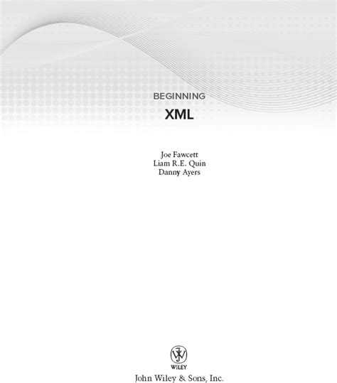 Beginning Xml Beginning Xml 5th Edition Book