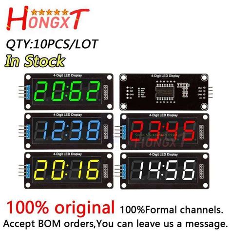 Led Tm1637 Display Module For Arduino 4 Digit 7 Segment 056 Inch Time