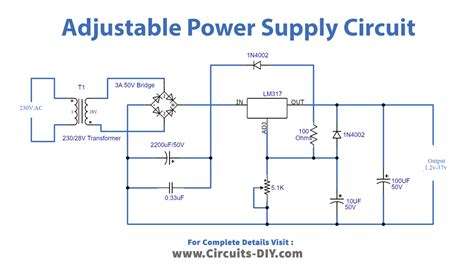 Lm317t Circuit Diagram