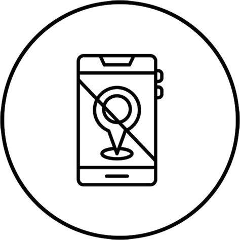 premium vector location disable vector icon can be used for mobile ui
