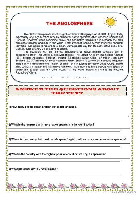 Reading English Esl Worksheets Pdf And Doc