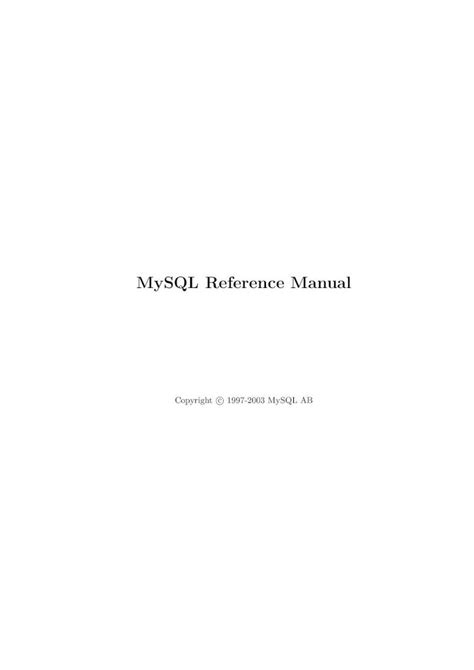 Pdf Manual Completo De Mysql Dokumentips
