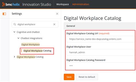 Bmc Helix Virtual Agent How To Configure Dwp Dwp C Settings In