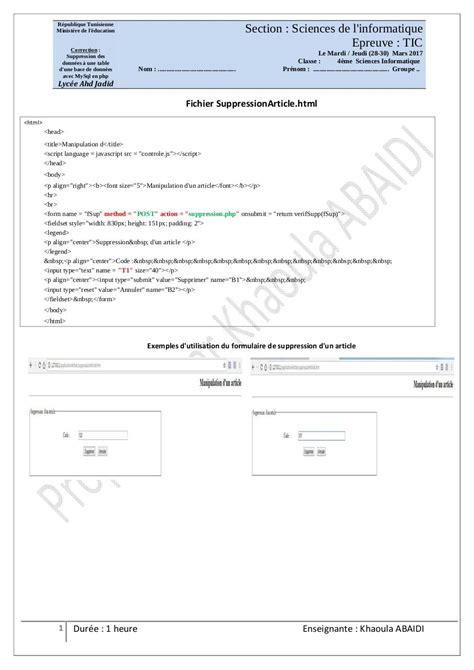Les Bases De Html Pdf
