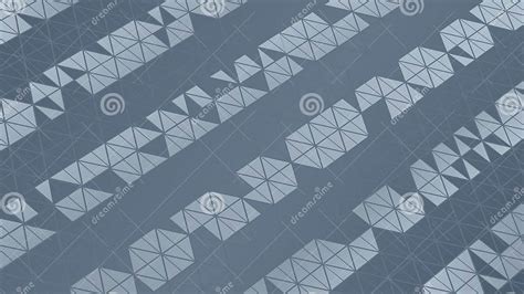 Illustration Of Geometric Pattern Composed Of Triangles Arranged In