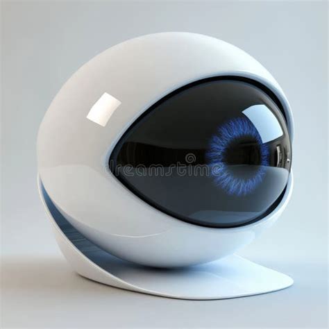 Iris Scan Technology Macro Photography Of An Eye Barcode For Identity Concept Stock Image