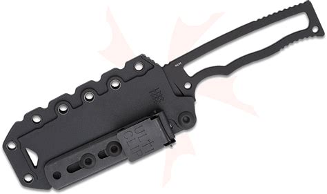 Halfbreed Blades Compact Field Fixed Blade Knife 401 N690 Black Pvd