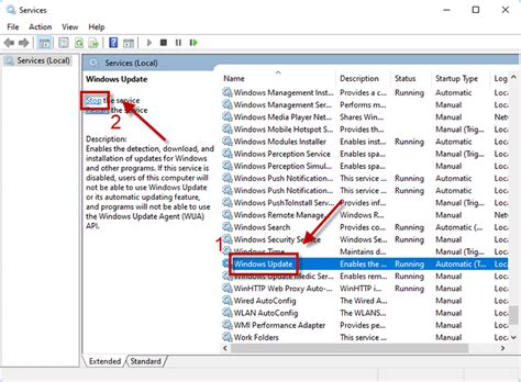 how to delete windows update files in windows 10