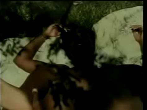 Lustful Dark Skinned Chick Fucks With A Muscular Dude In Different Positions In The Garden On