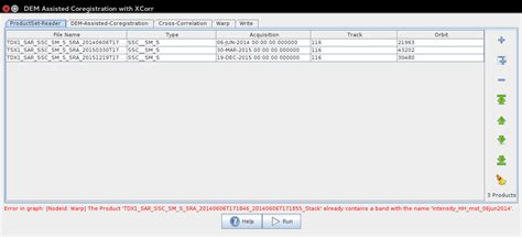 Dem Assisted Coregistration With Xcorr Microwave Toolbox Step Forum