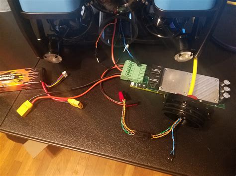 Finished My High Voltage Tether Power Mod Build Blue Robotics