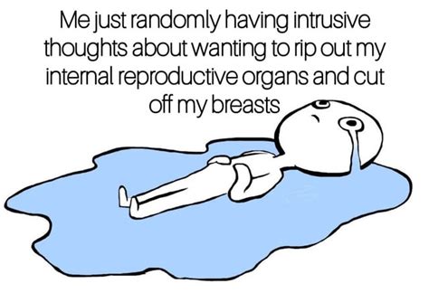 Gender Dysphoria Is No Fun Somewhat Graphic Description R