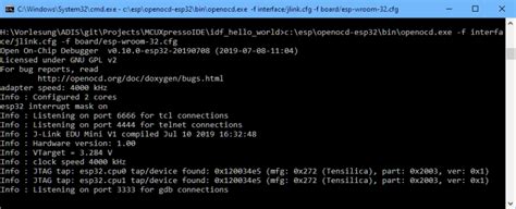 Working Esp32 J Link Connection Mcu On Eclipse
