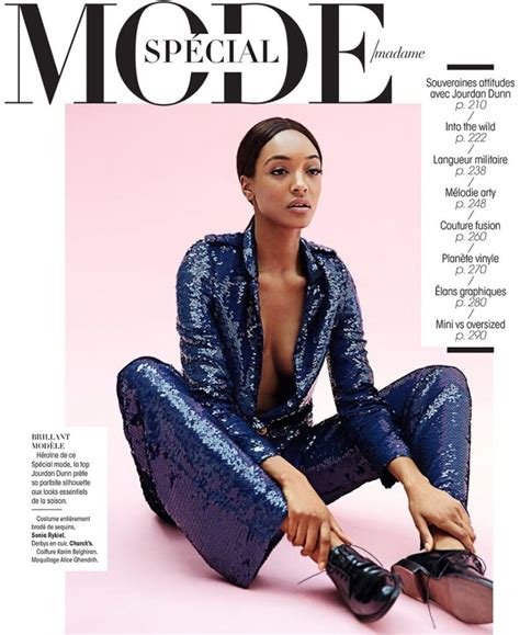 Madame Figaro September 2016 Jordan Dunn By David Roemer Fashion