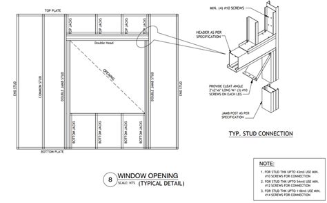 Structural Steel Framing Details And Specifications