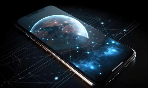 Premium Ai Image Mobile Smart Phone With Global Network Connection Technology Innovative And